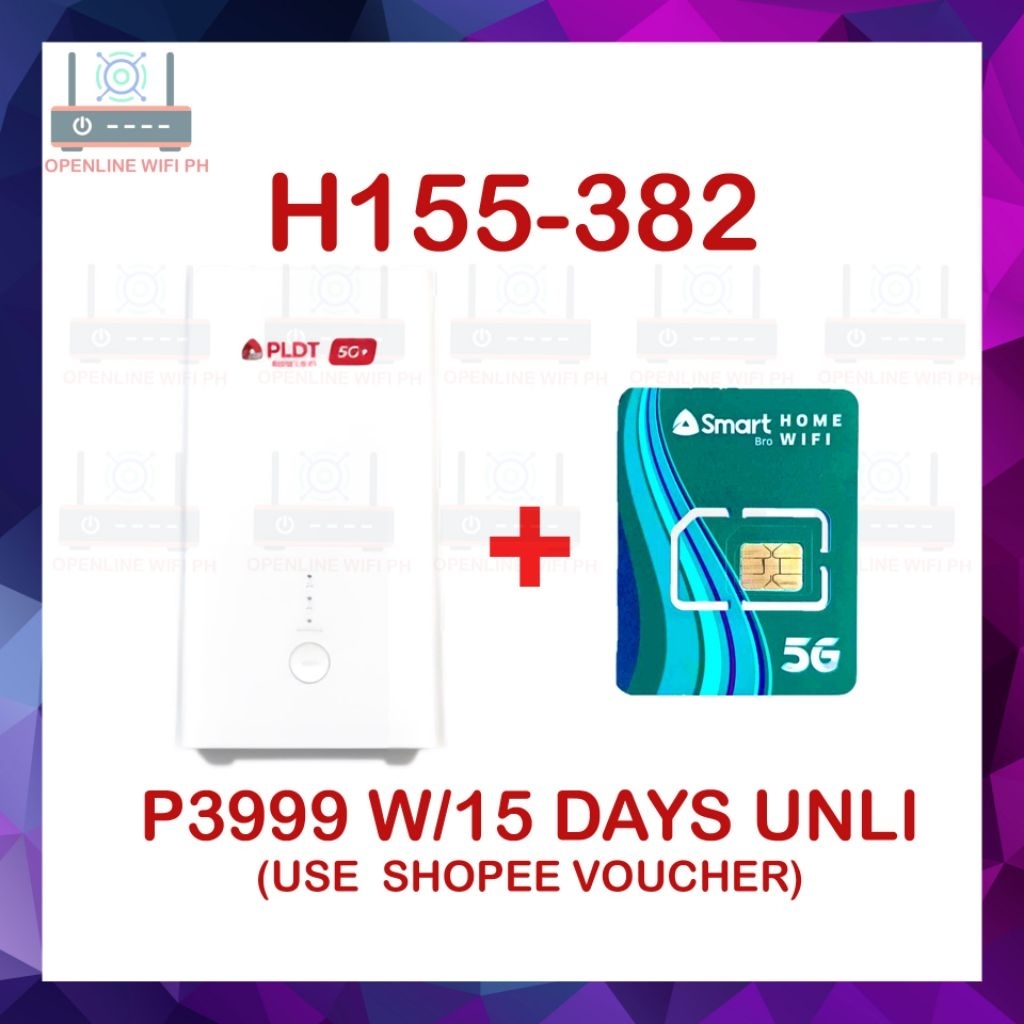 HUAWEI PLDT 5G WIFI H155-382 H153-381 H155 H153 WA2000 UNILINK 200 ZTE ...