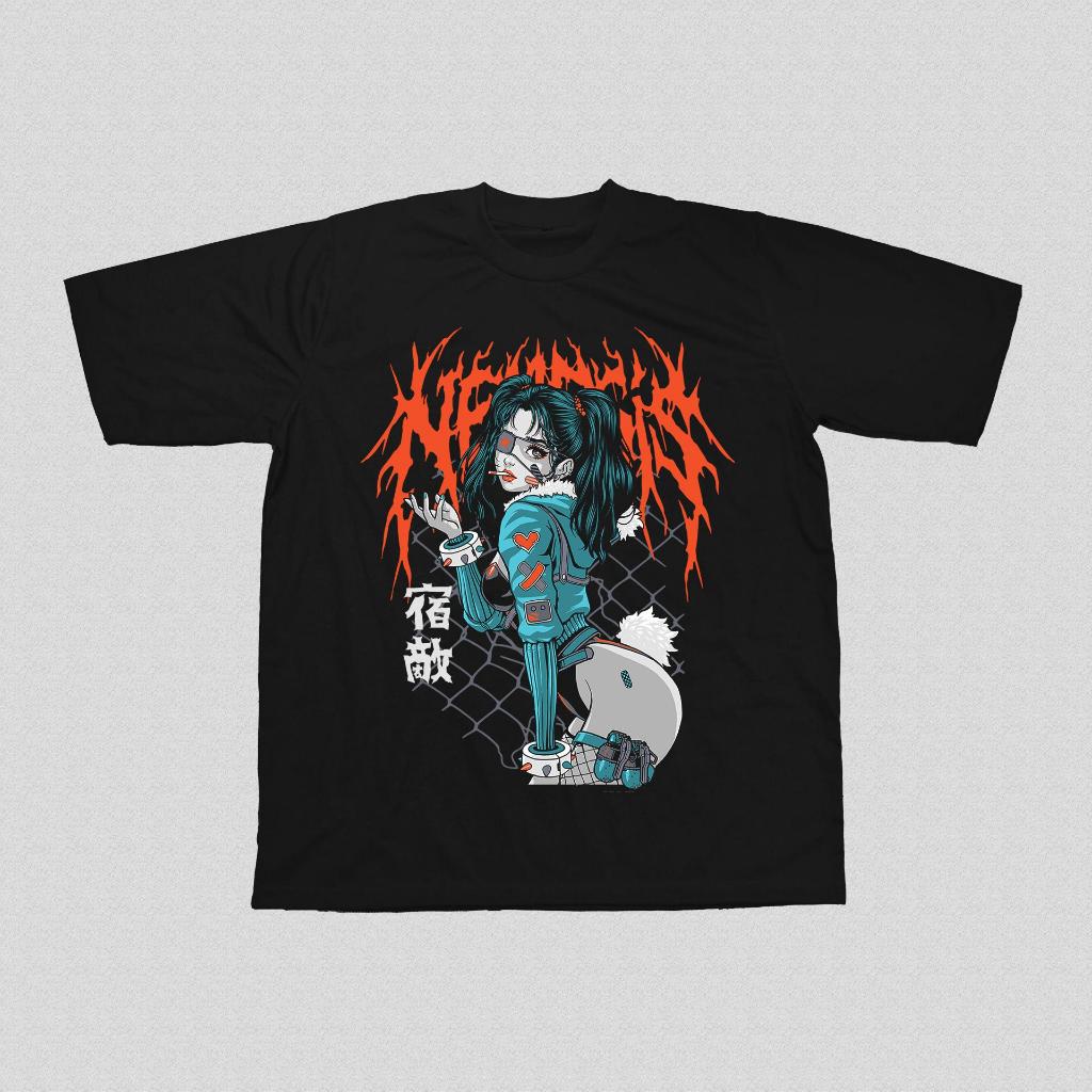 CREAM - NEMESIS ARTWEAR - GRAPHIC TEE - OVERSIZED - BOX FIT - UNISEX ...