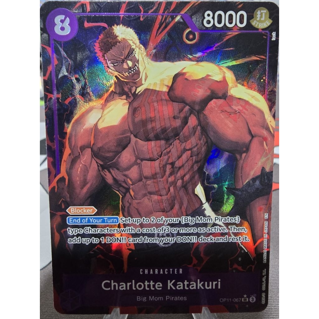 Bandai One Piece TCG English OP11-067 Charlotte Katakuri Alt Art ...