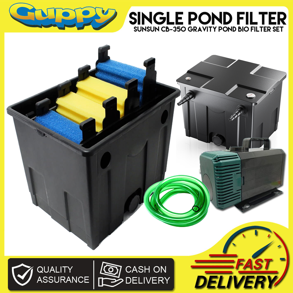 Sunsun Pond Bio Filter Set With Pump and Filter Media With UV LIGHT ...