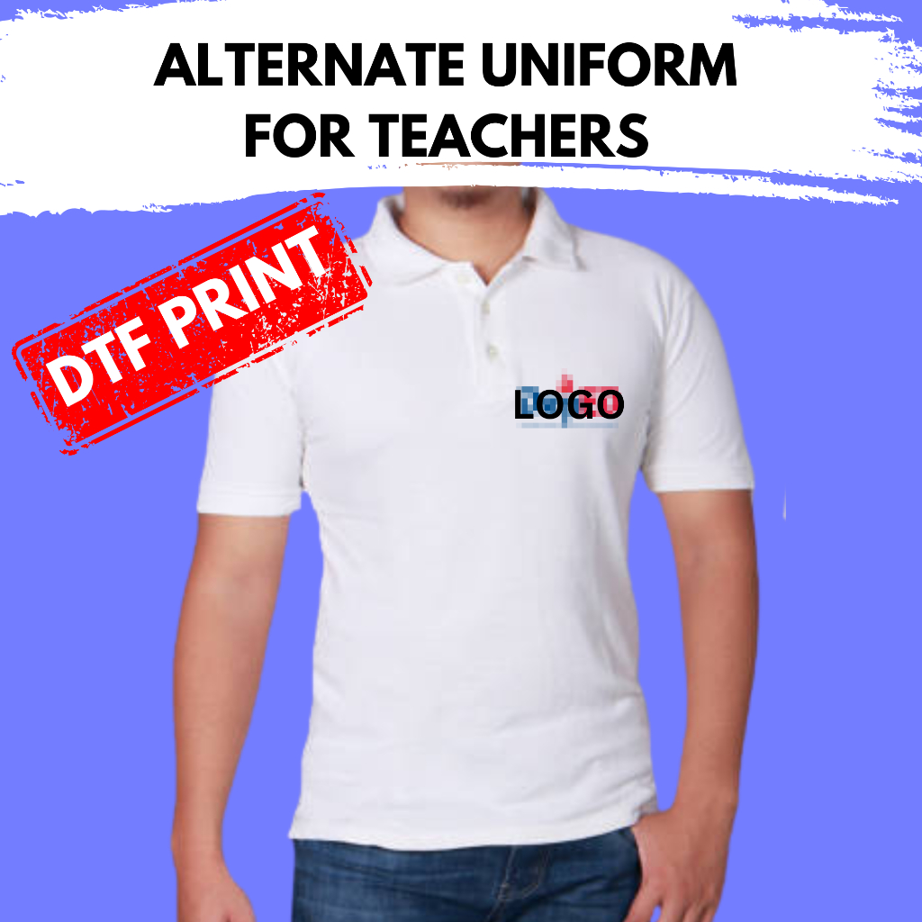 Polo Shirt for Teachers | DTF Print | HoneyComb Fabric | Teachers ...