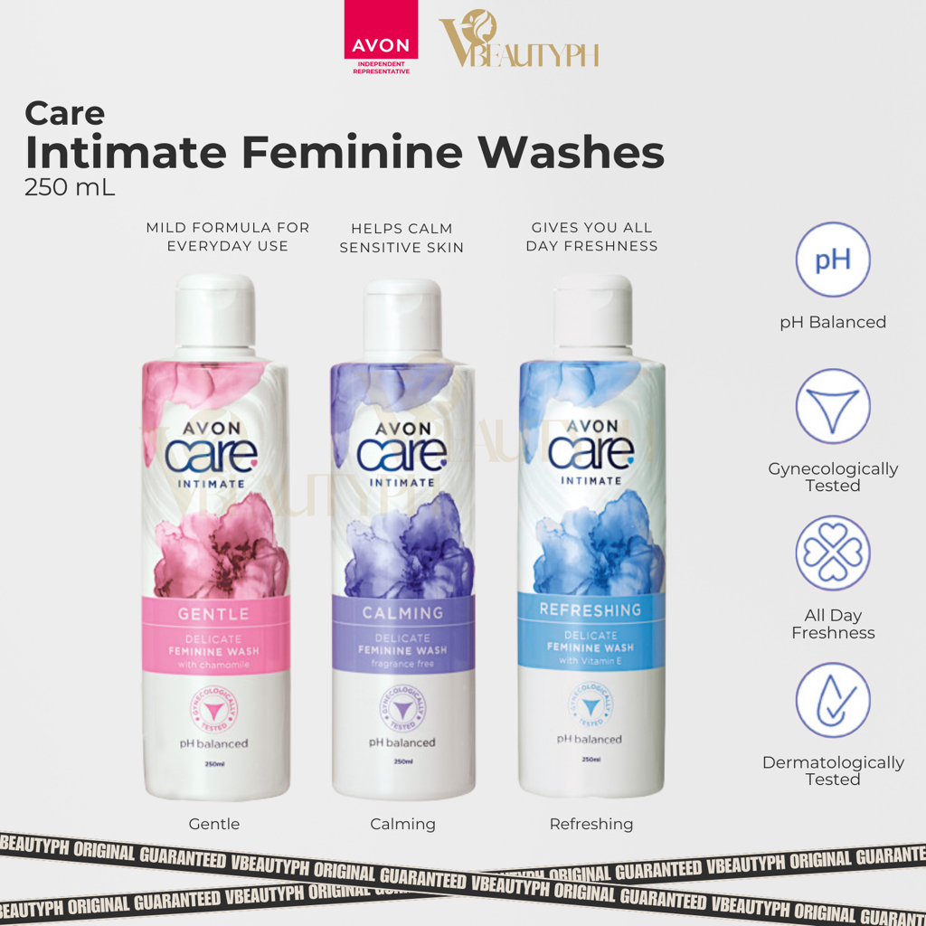 AVON Care Feminine Washes Simply Delicate pH-Balanced 250mL Gentle ...