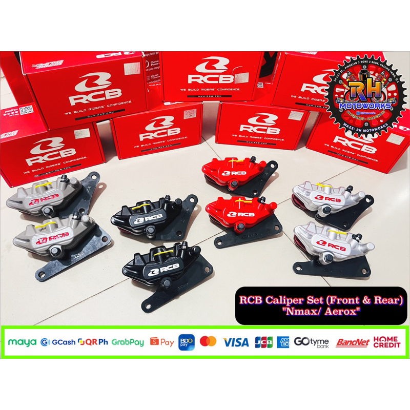 Nmax v1/v2 RCB Caliper Set (Front & Rear) 100% AUTHORIZED DEALER ...