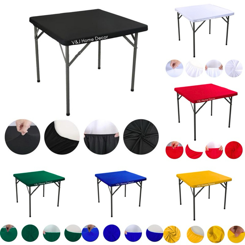 TOP TABLE CLOTH SQUARE spandex Folding Life. Time. Table Cloth Spandex ...