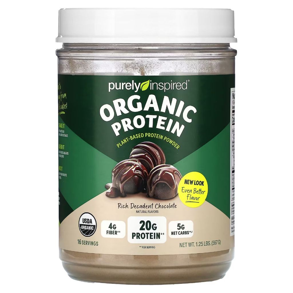 Purely Inspired Organic Protein Plant-Based Powder 567g | Shopee ...