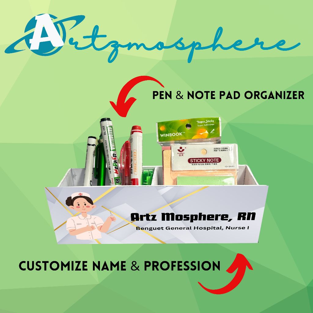 Personalized Table Name Plate Organizer | Shopee Philippines