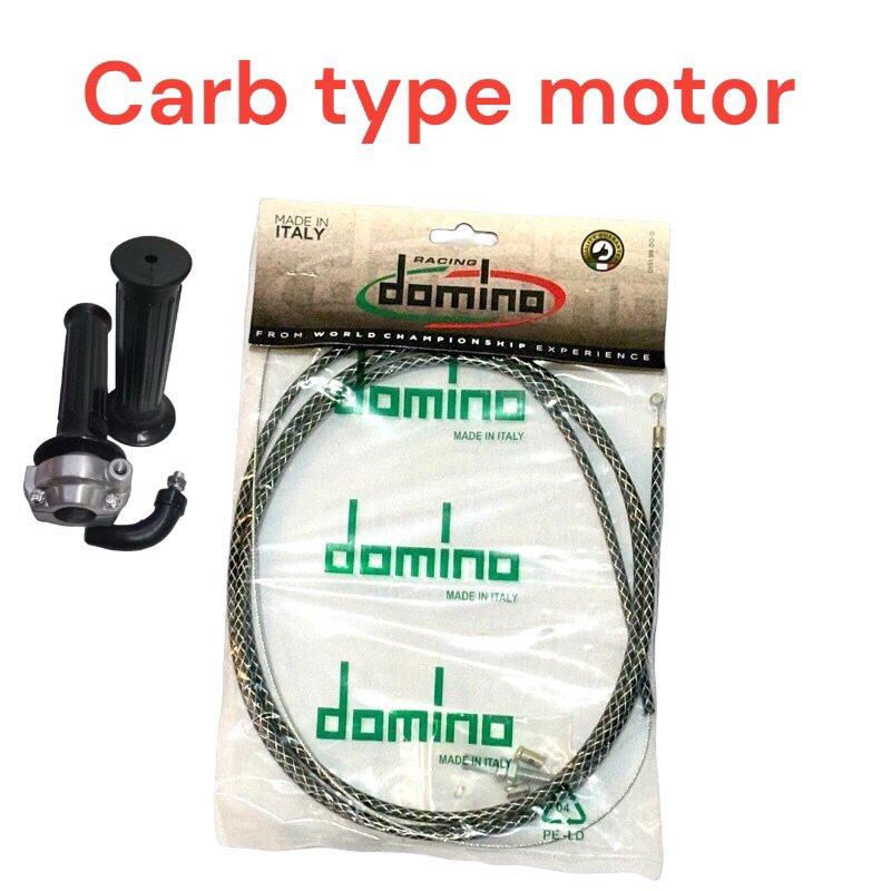 Domino RM mini throttle kit with grip for carb type motor | Shopee ...