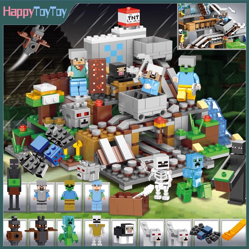 Minecraft Toys Underground Mine Building Blocks Toys Educational Toys ...