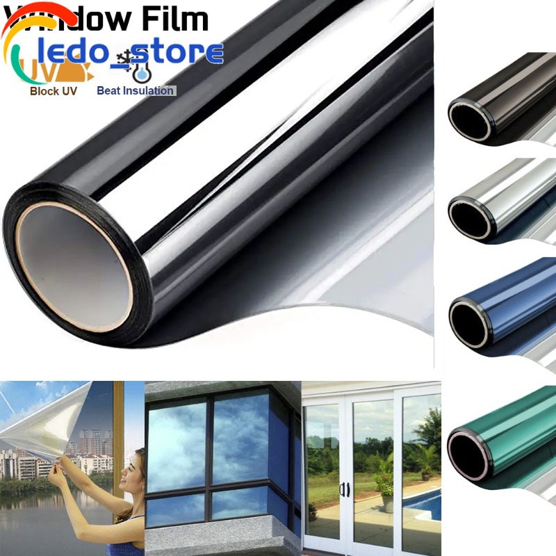 One Way Solar Reflective Unidirectional Mirror Privacy Window Film ...