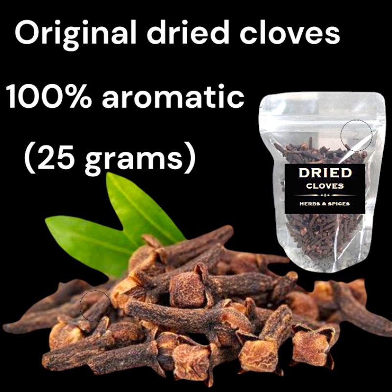 Dried cloves-whole original in resealable pouch 25 50 100 grams ...