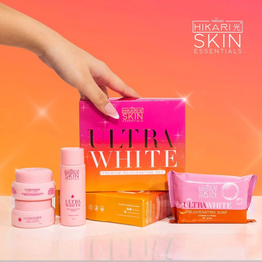 HIKARI SKIN ESSENTIALS ULTRA WHITE PREMIUM REJUVENATING SET - Whitening ...
