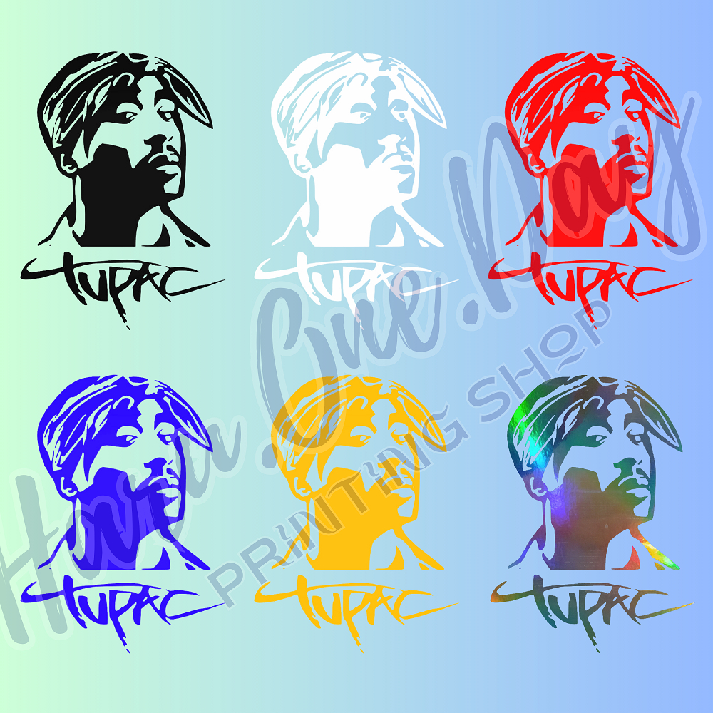 TUPAC Design 2 Decal Waterproof Sticker | Shopee Philippines