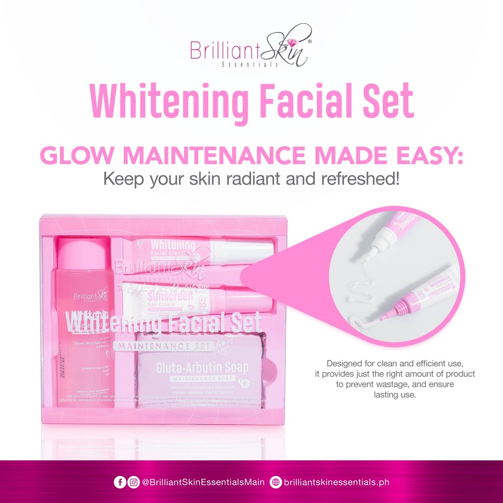 Brilliant Maintenance Set ( "NEW" Whitening Facial set | Maintenance ...