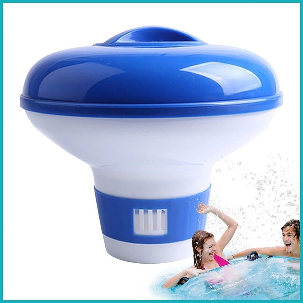 Pool Chlorine Floater Portable Pool Dispenser Tablet Holder Automatic ...