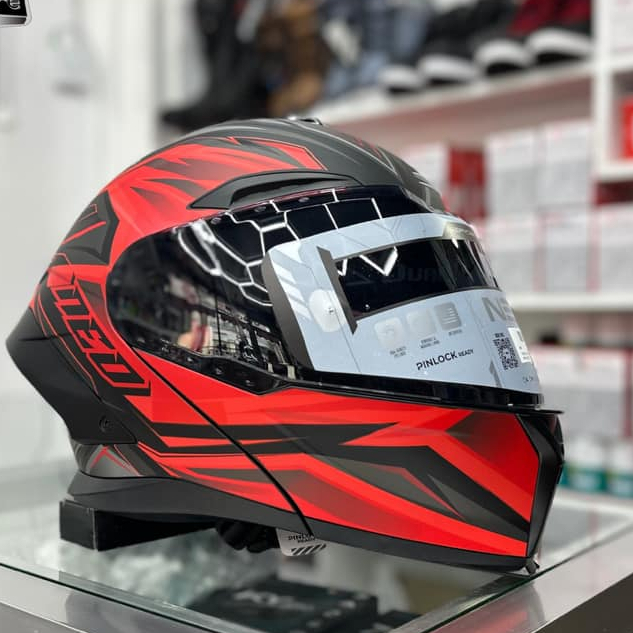 NEO Icon GD - PARALLAX S1 Dual Visor Modular Helmet (Free Clear Visor ...