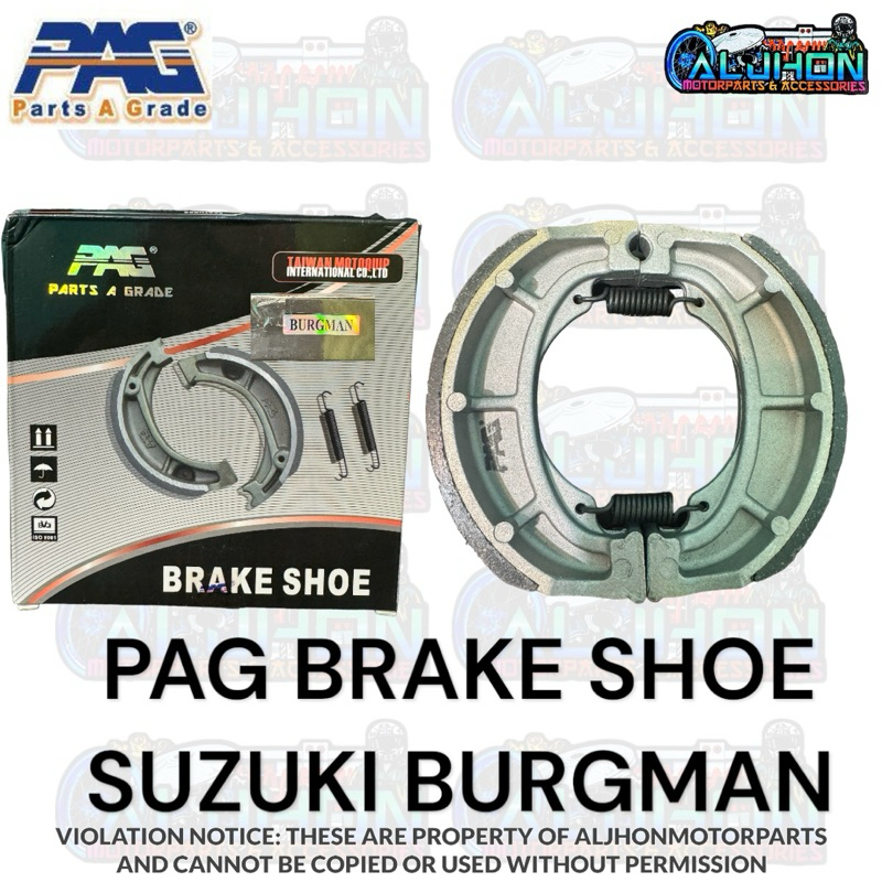 Brake Shoe Burgman Suzuki PAG Brand or Suzuki Pack | Shopee Philippines