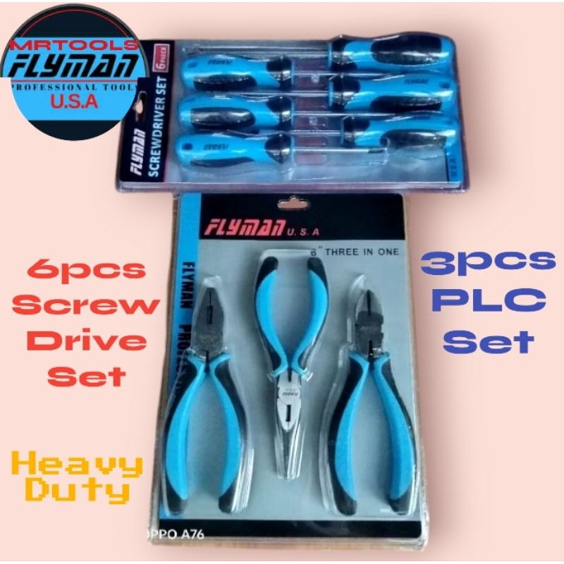 flyman original 2 set tools, 1 set screwdriver and 1 set pliers | Shopee Philippines