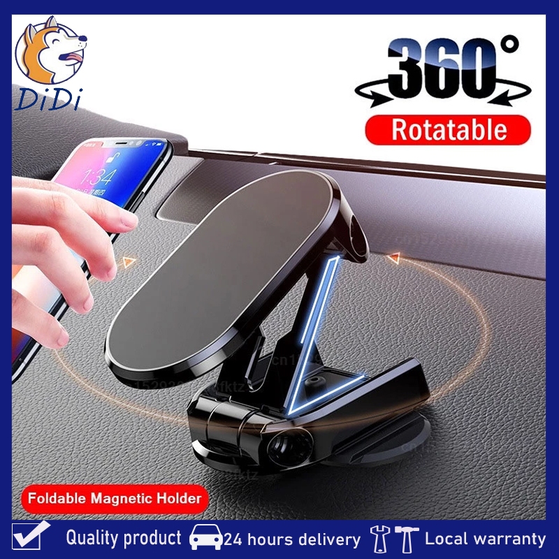 Strong magnetic car phone stand foldable phone stand alloy car phone ...