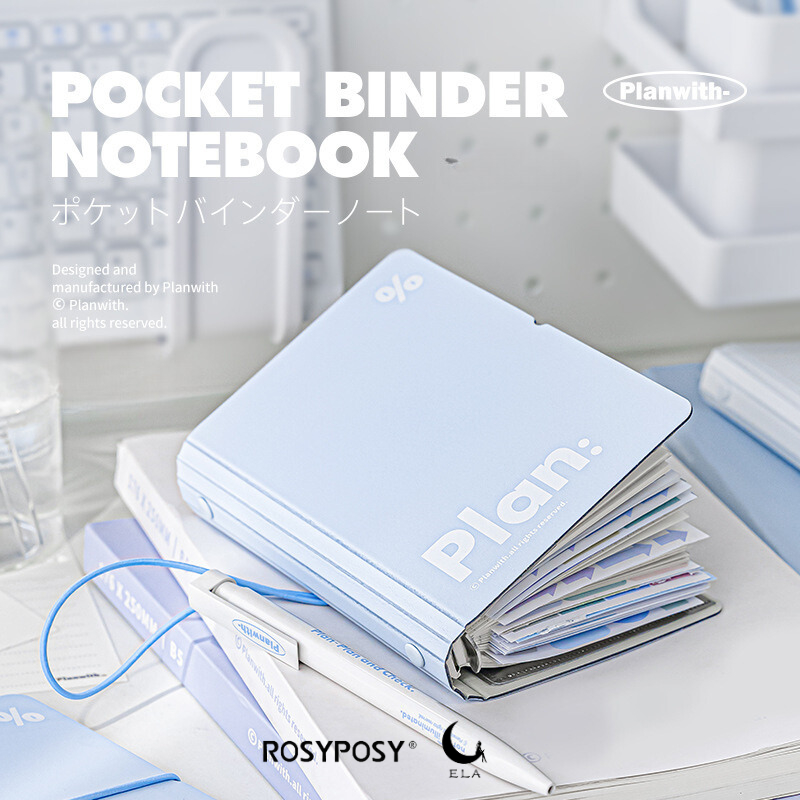 [Planwith] A7 Pocket Binder Notebook | Shopee Philippines