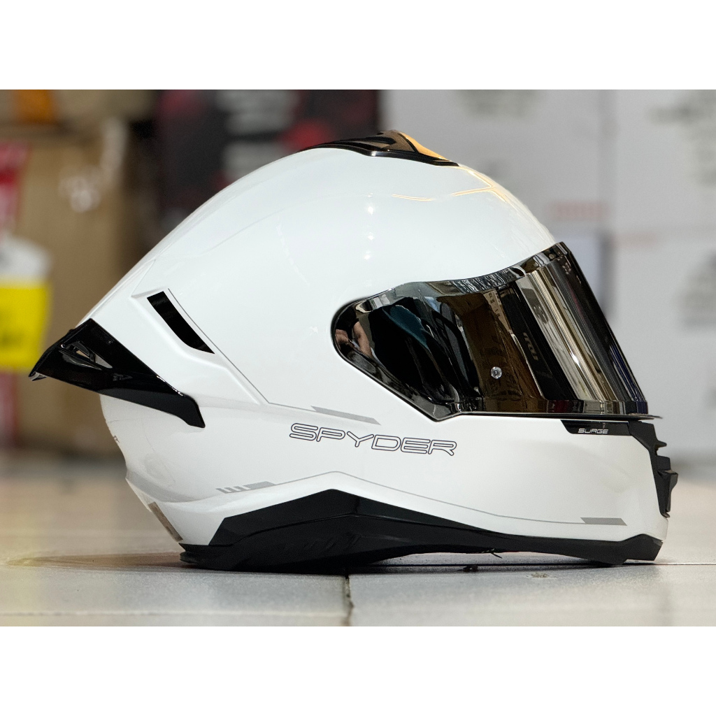 Spyder Surge V2 Full Face Single Visor Helmet for Motorcycle (Free ...