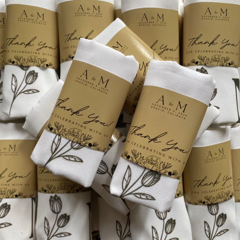 Personalized Tote Bag Souvenir&Giveaway for Wedding/Christening/Baptism ...