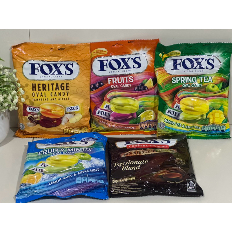 Fox's crystal clear oval candies 125g | Shopee Philippines