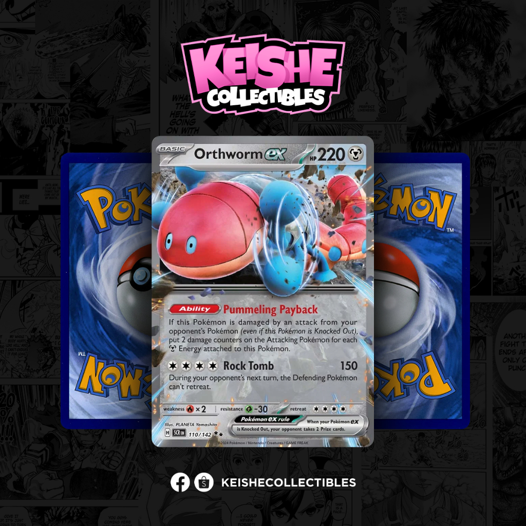 Pokémon TCG (English) | Orthworm ex RR 110/142 (Stellar Crown) | Shopee ...