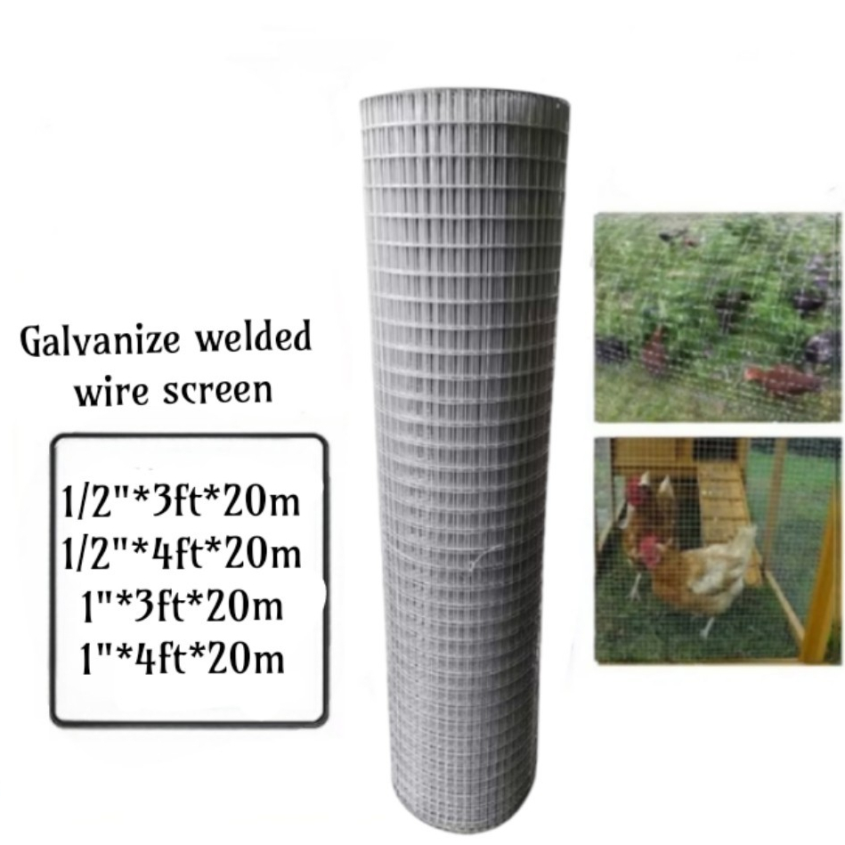 SCREEN WALL IRON STEEL THICK 3FT-4FT 20 meters (1 roll) | Shopee ...