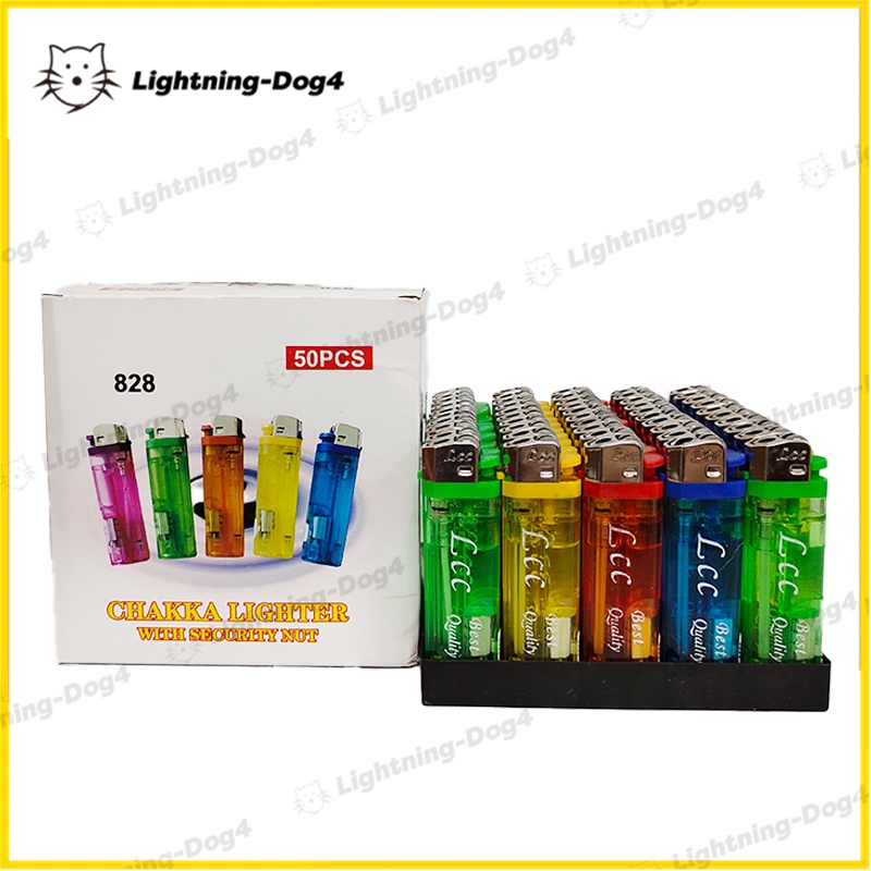 50pcs/box LCC828 with lights Disposable Windproof Lighters High quality ...