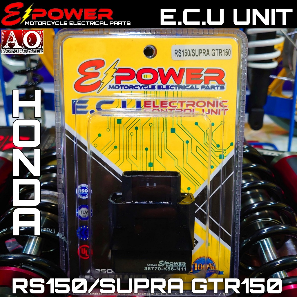E POWER ECU Engine Control Unit for HONDA RS150 / SUPRA GTR150 - Cash ...