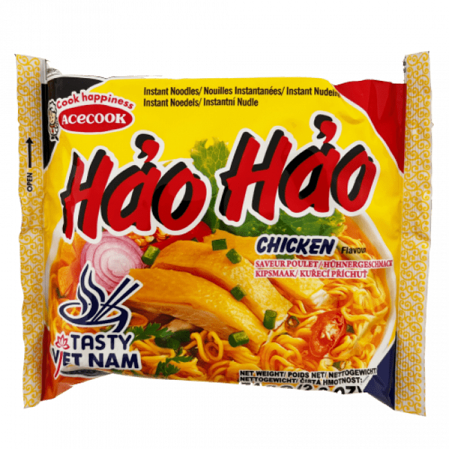 Acecook Hao Hao Golden Chicken Flavor Instant Noodle 75g Mì Hảo Hảo GaVang (Pink) | Shopee ...