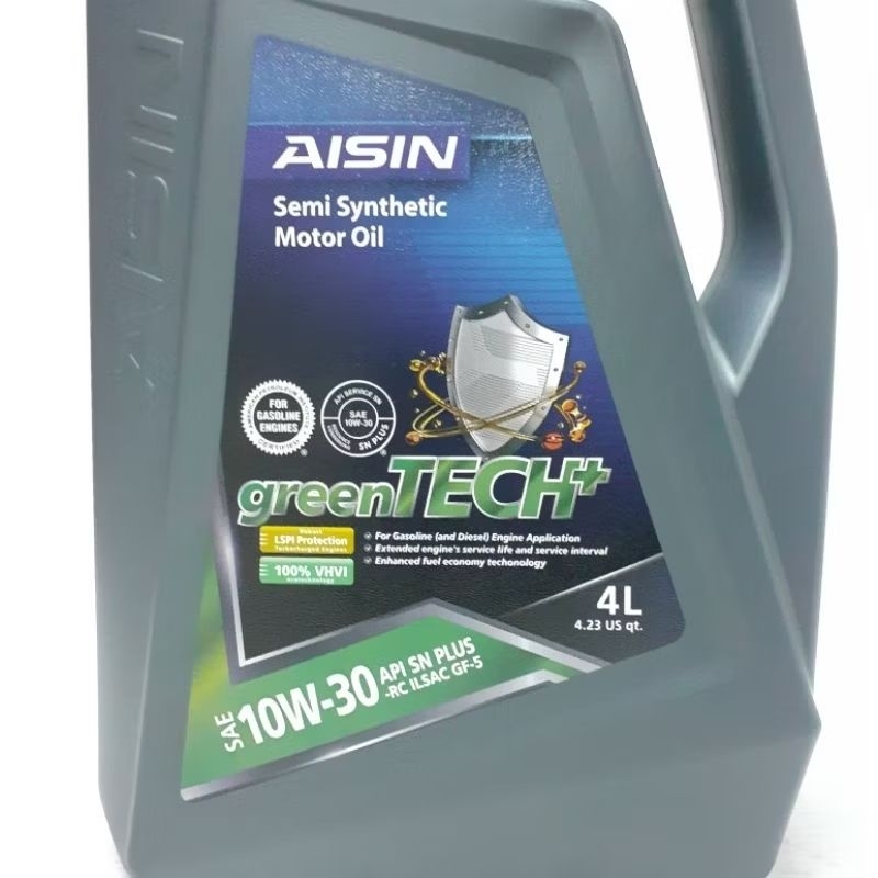 AISIN SEMI SYNTHETIC MOTOR OIL API SN PLUS SAE 10W-30 (1 GALLON bottle ...