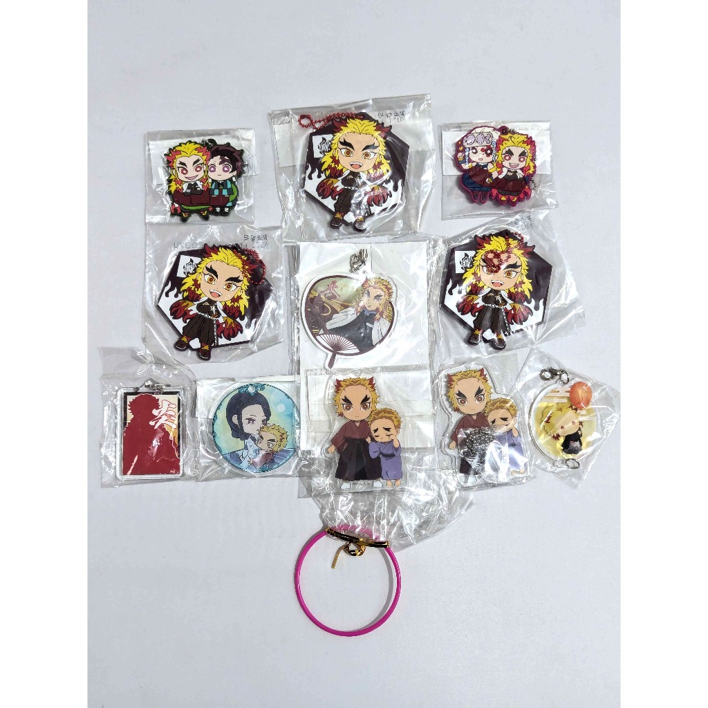 Demon Slayer Kimetsu no Yaiba Rengoku Kyojuro Keychains | Shopee ...