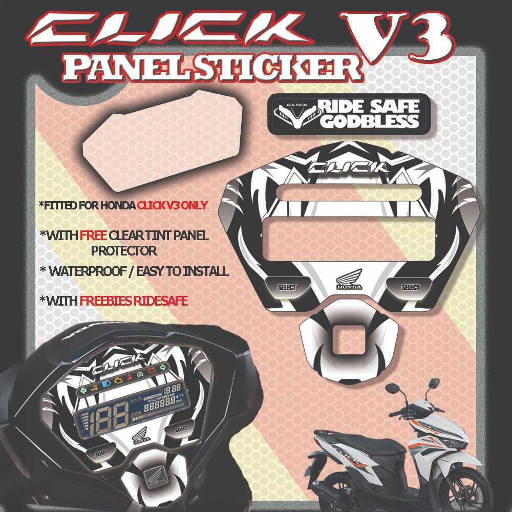 Panel Gauge Sticker protector For Honda Click version 3 & 4/honda click ...