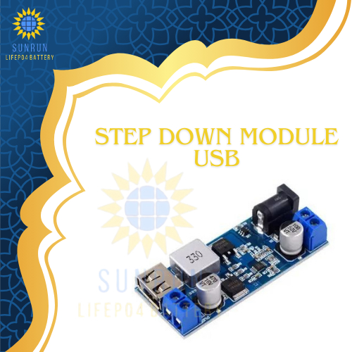 Step Down Power Supply Module USB Charging DC Power Converter Module ...