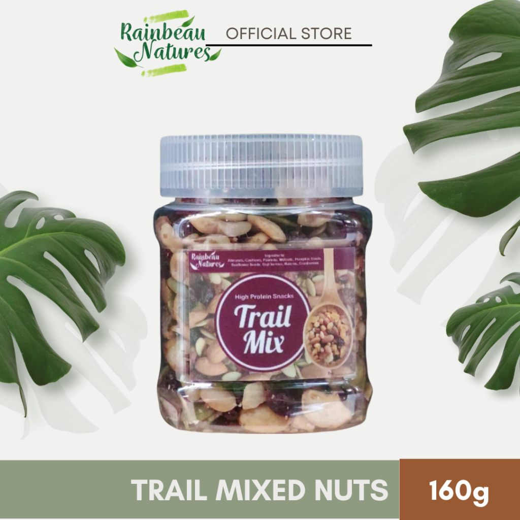 Trail Mix Healty Protein Snacks Dry Fruit and Nuts 150g | Shopee ...