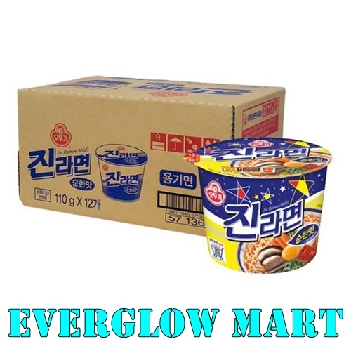 OTTOGI JIN RAMEN MILD BIG CUP 110G 1BOX (12PCS) EVERGLOW MART | Shopee Philippines