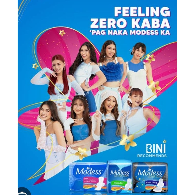 Modess x Bini photocard (official) | Shopee Philippines