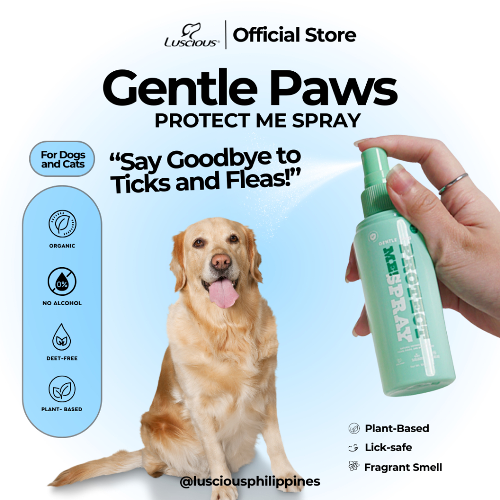 Gentle Paws Anti-Ticks and Flea Spray Protect Me Spray Ticks and Flea ...
