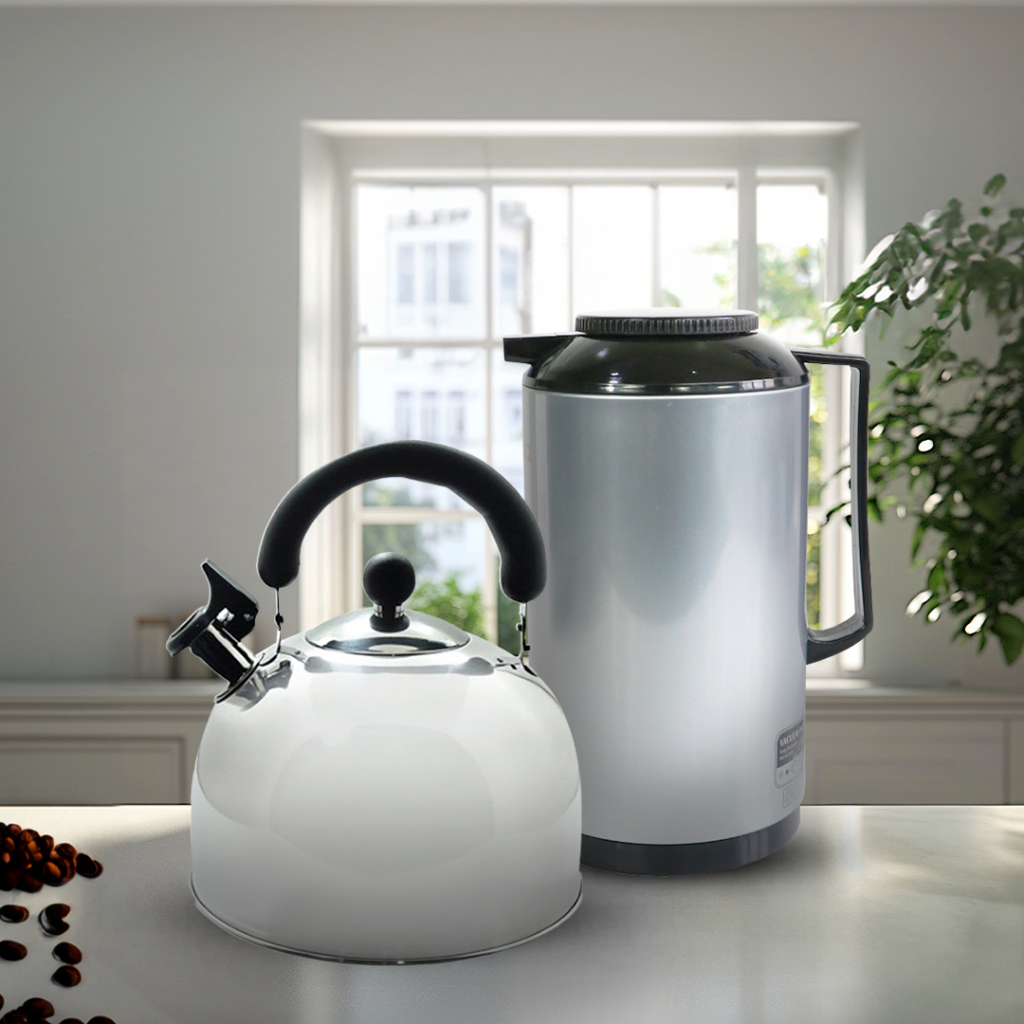 Omega Houseware Thermal Carafe with 2 liter whistling Kettle | Shopee ...