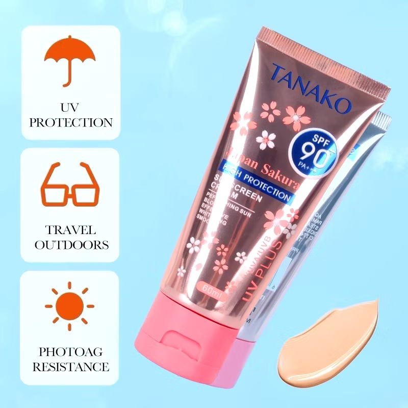FDA TANAKO Japan Sakura SPF90+++ Sunscreen Cream High Protection UV ...