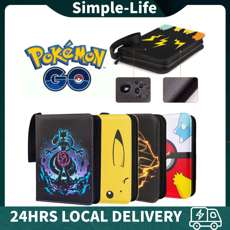 Pokémon Card Album Pokémon Game Card Book Pokémon 4 Grid loose-leaf ...