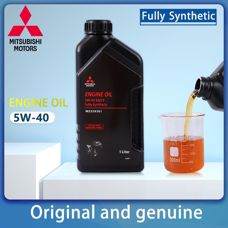 Mitsubishi Engine Oil 5W-40 SN/CF 1L Fully synthetic diesel and petrol ...