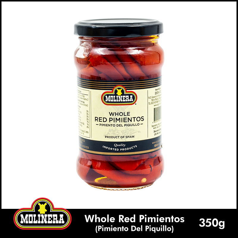 Molinera Whole Red Pimientos 300g | Shopee Philippines