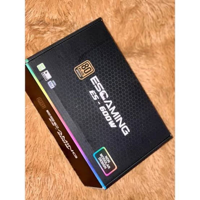 ESGAMING ES-600W 80PLUS BRONZE TRUE RATED PSU | Shopee Philippines