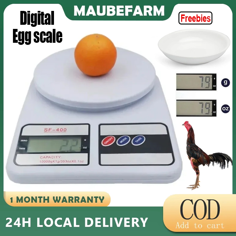 10KG Digital Egg Scale Mini Digital Pocket Kitchen Weighing Scale Dual ...