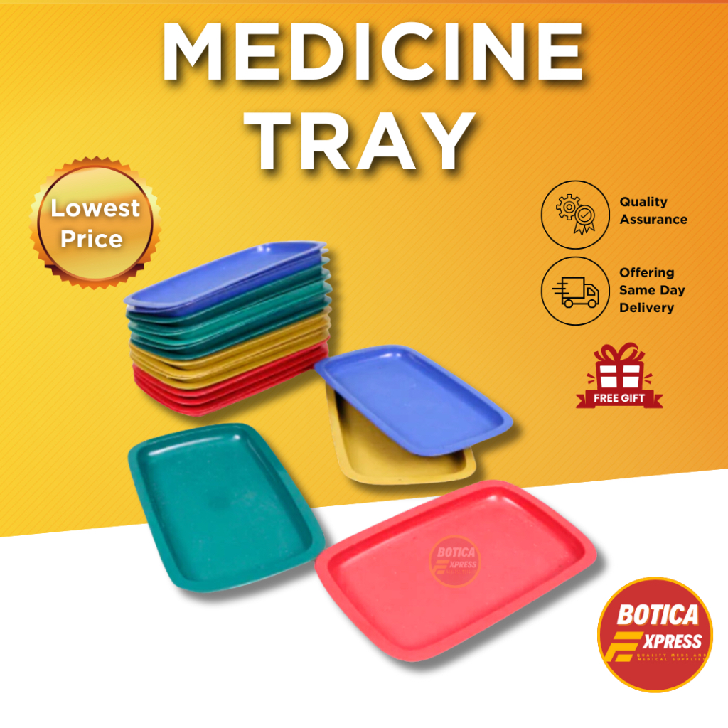 Medicine Tray Plastic (Assorted Color) | Shopee Philippines