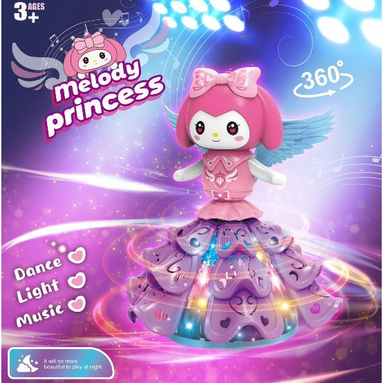 Kaiye toy 360 ° Rotating Children's Music and Lighting Toy Dance ...