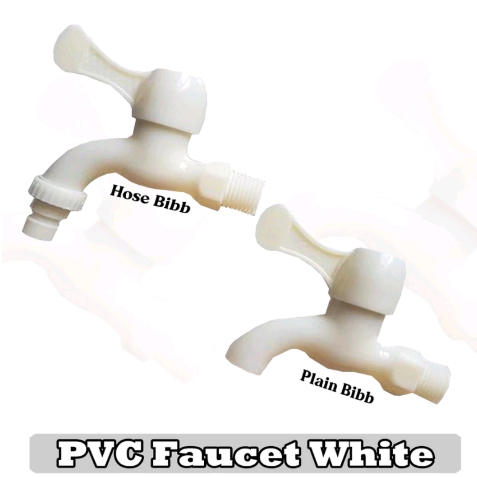 Plastic PVC Spigot Faucet With Hose Connector Gripo | Shopee Philippines