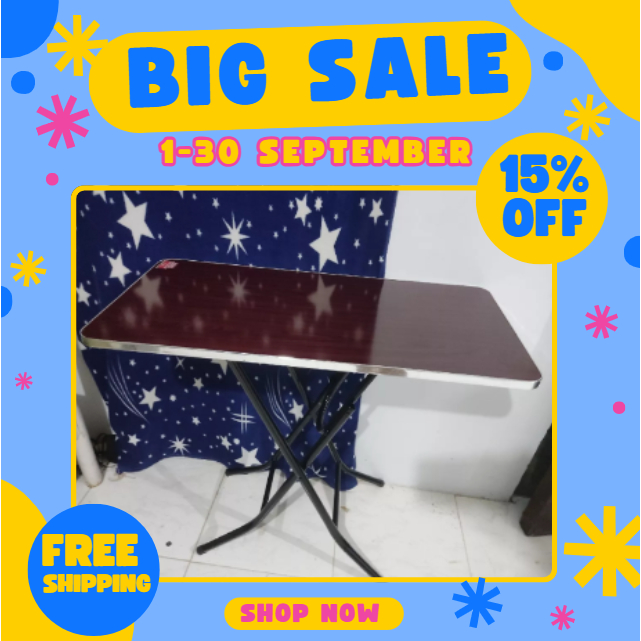 40x80 cm Folding Table / lamesa / Dining Table / Folding Table /(Heavy ...